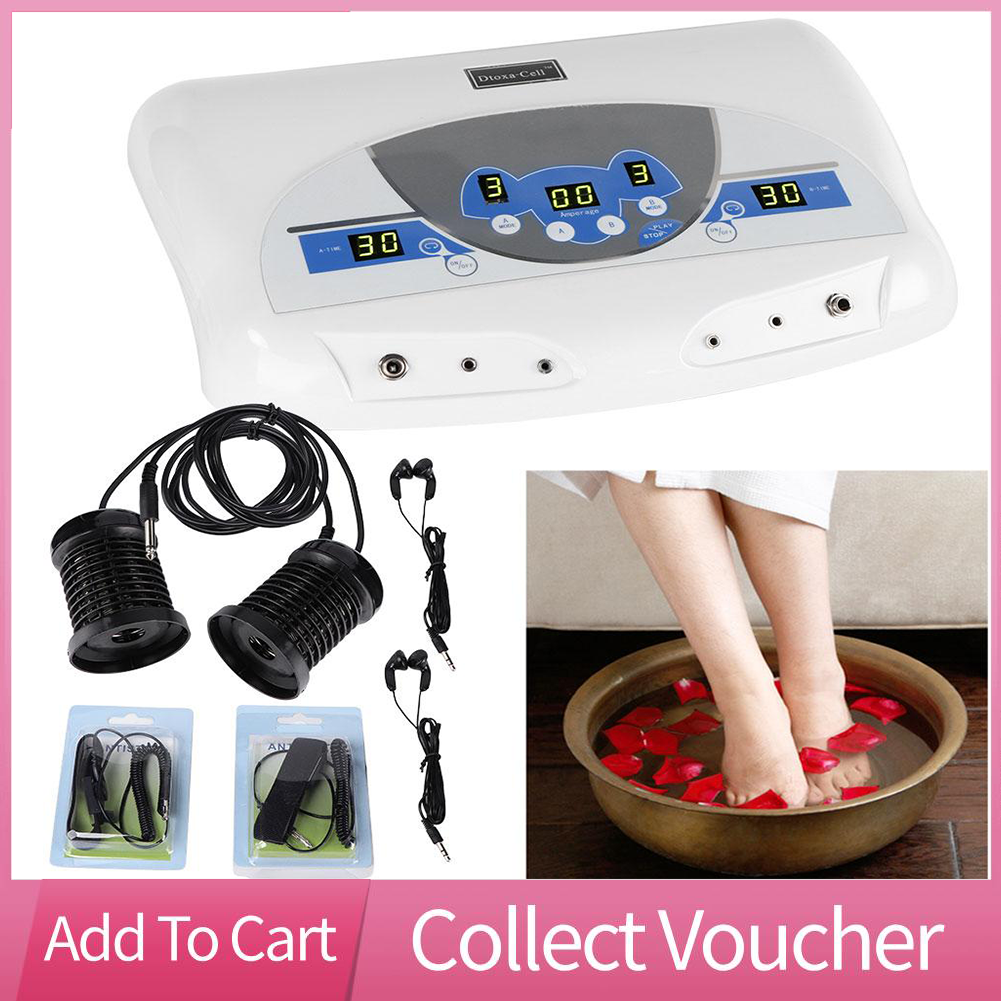 Body Detox Machine Ion Array Music Footbath Spa Cleanse Ionic Machine ...