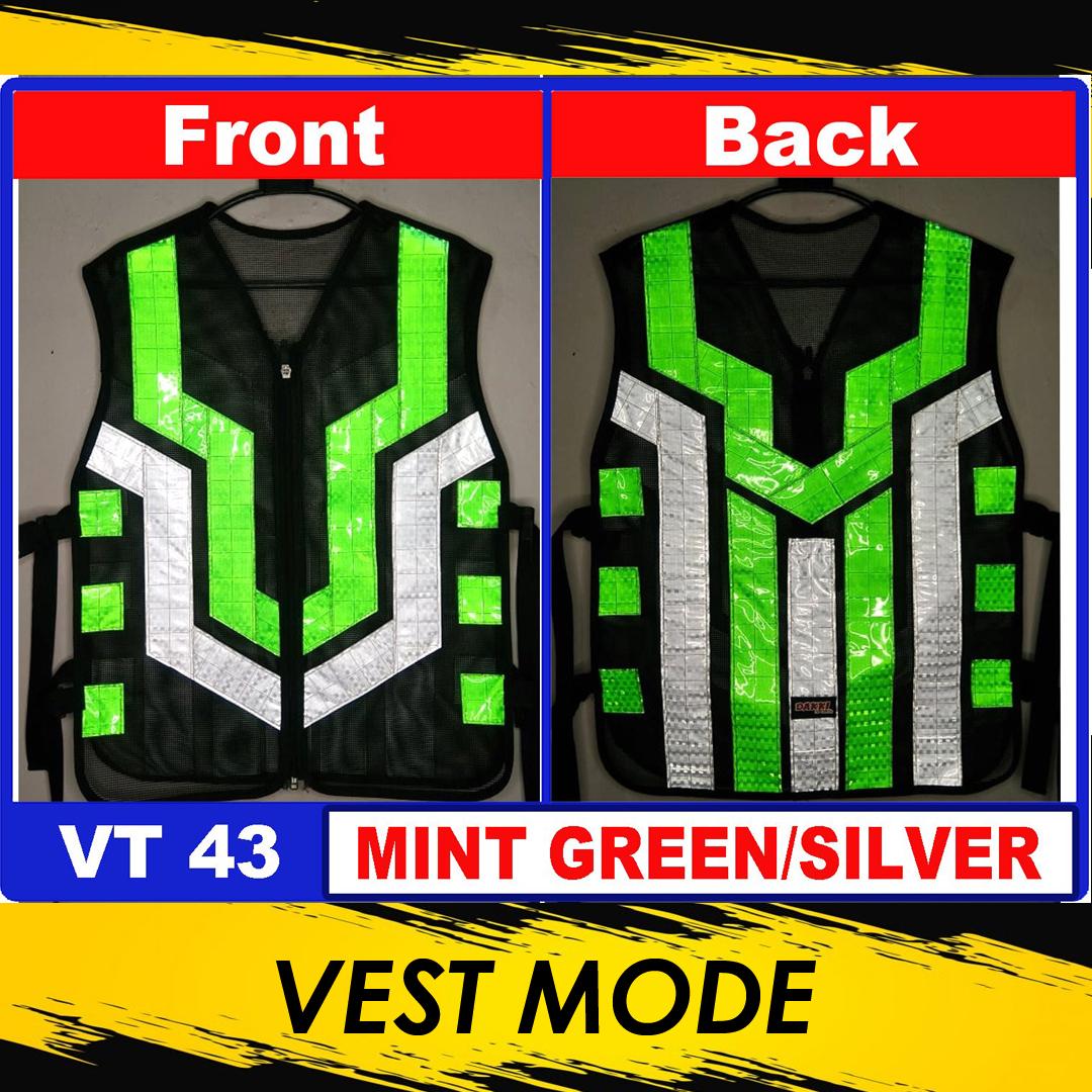 VT43 Vest for Motorcycle Rider High Visibility Safety Vest ...