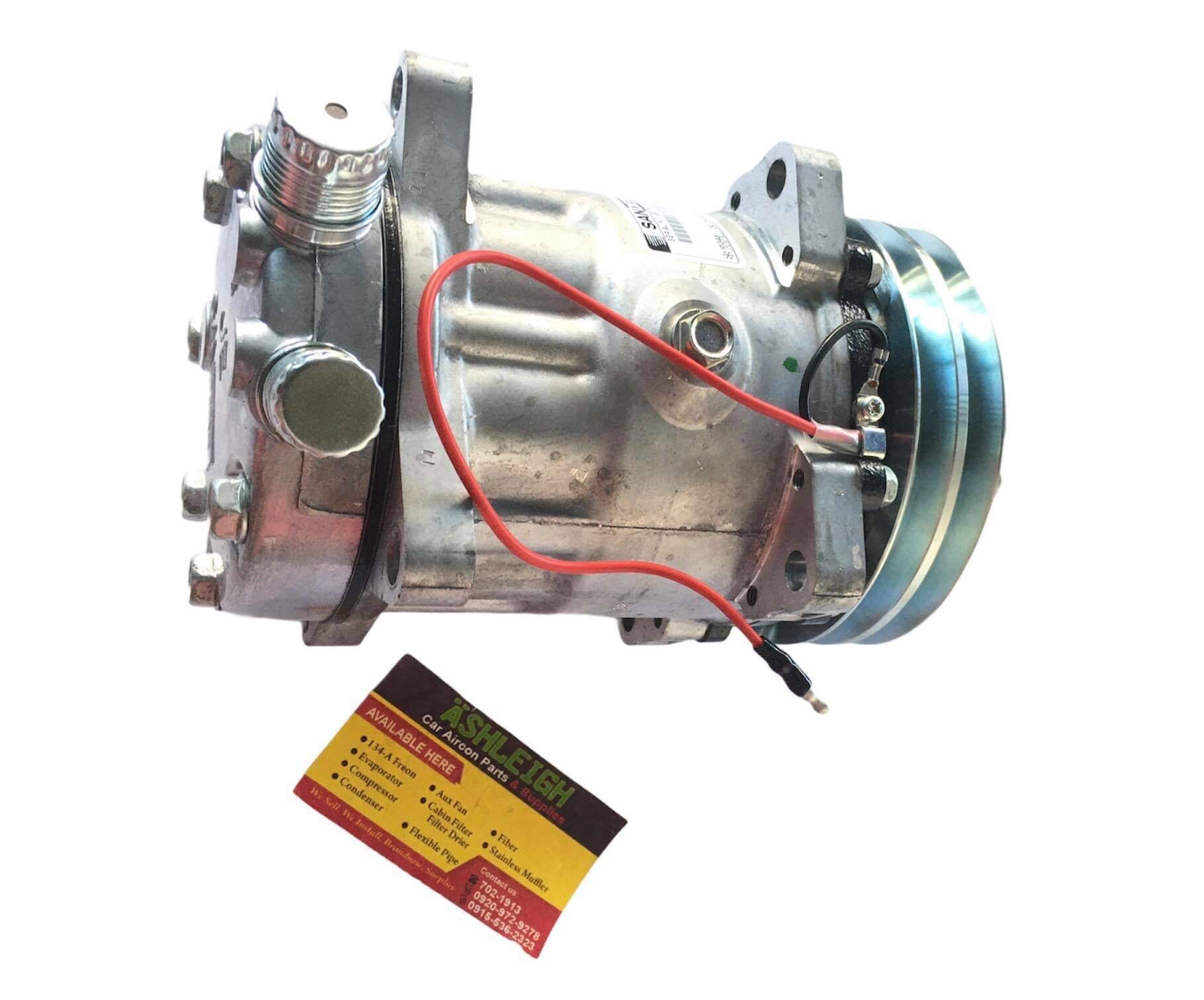 Sanden SD7 h15 SINGAPORE V-type Compressor Original Car aircon parts ...