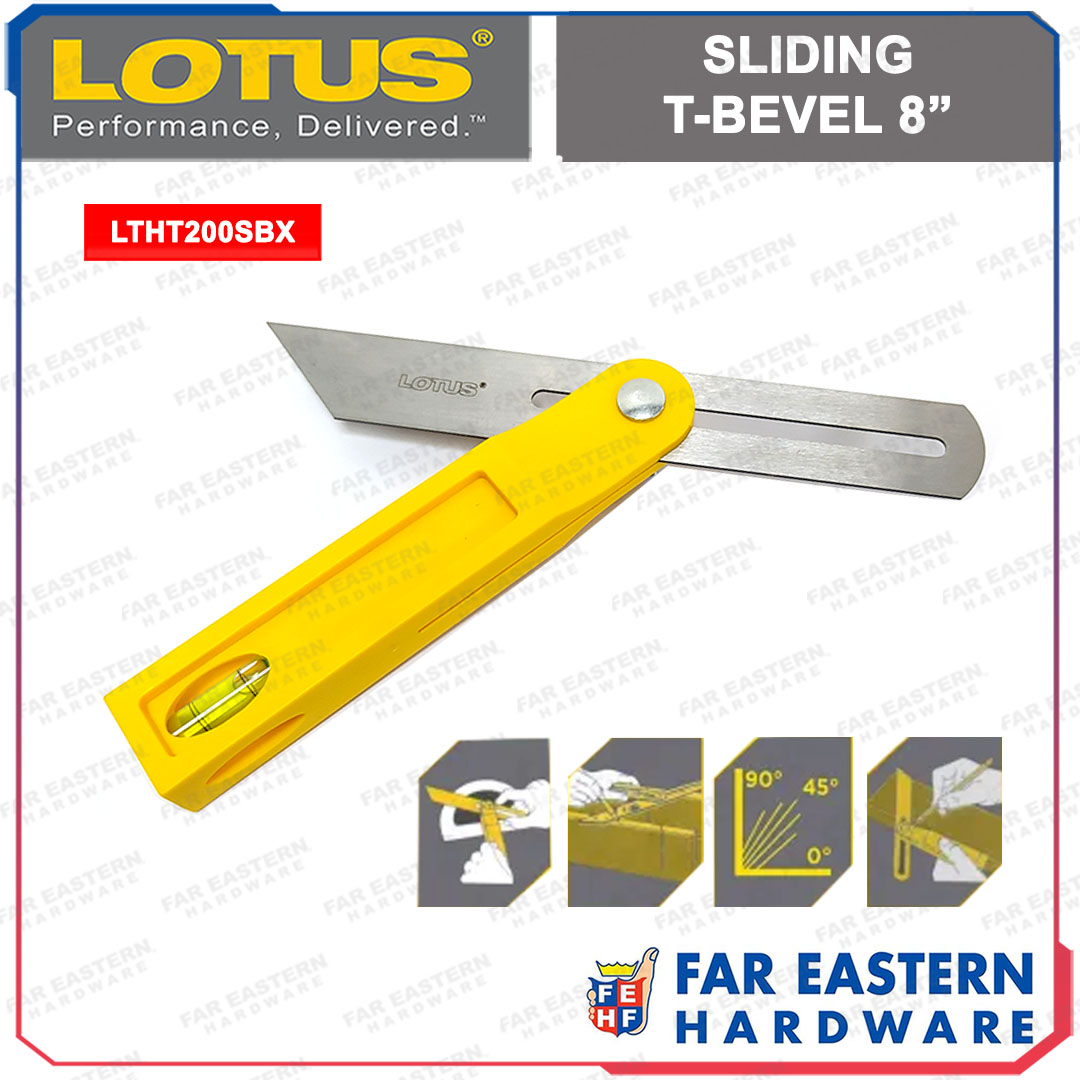 LOTUS Sliding T-Bevel 8" LTHT200SBX LTHT | Lazada PH