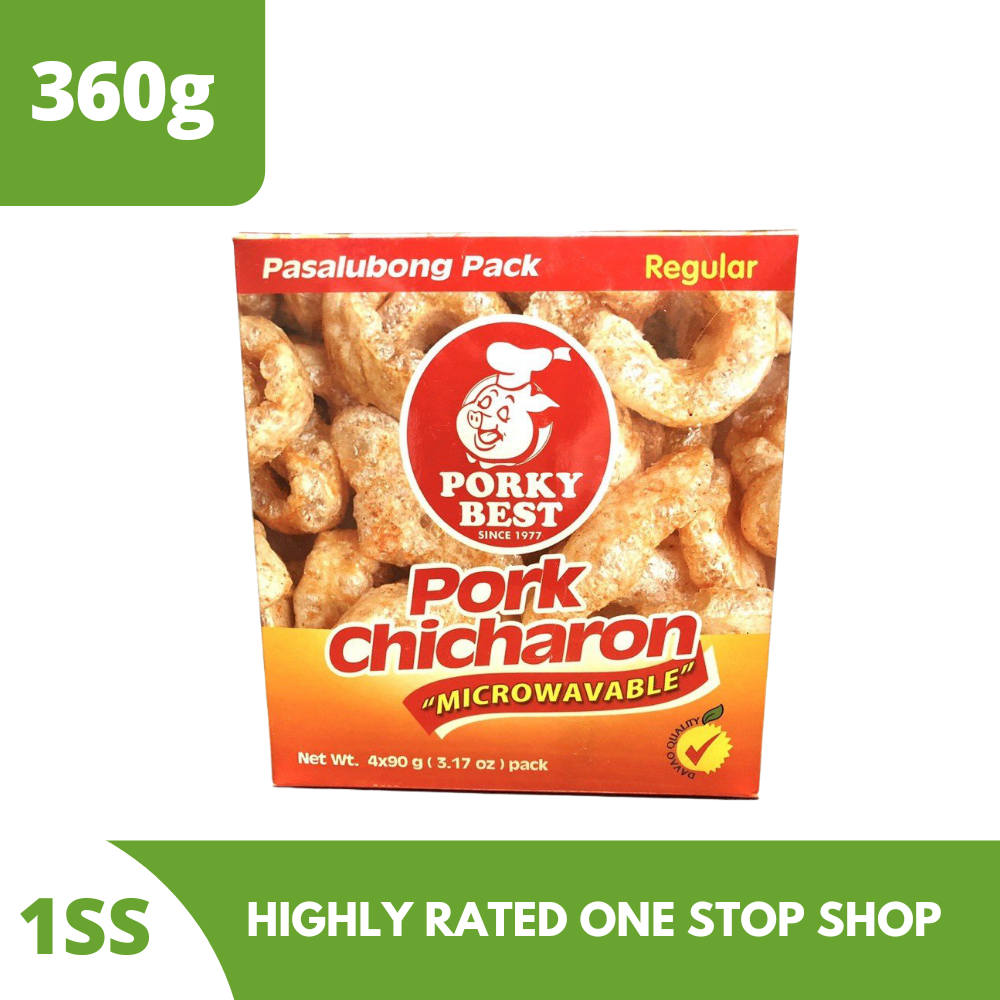 Porky Best Chicharon Microwavable 360g | Lazada PH