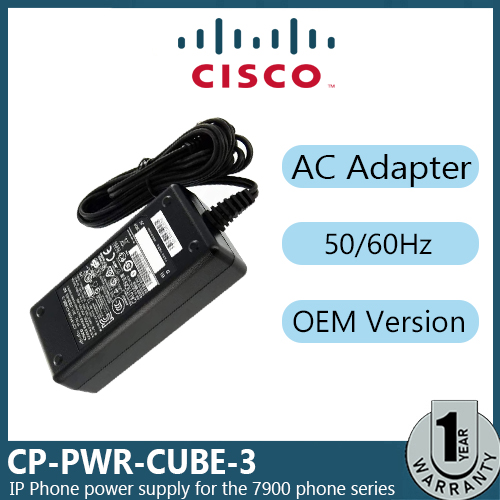 CP-PWR-CUBE-3 Cisco 7900 IP Phone Cisco | Power Supply Cisco Power Cord ...