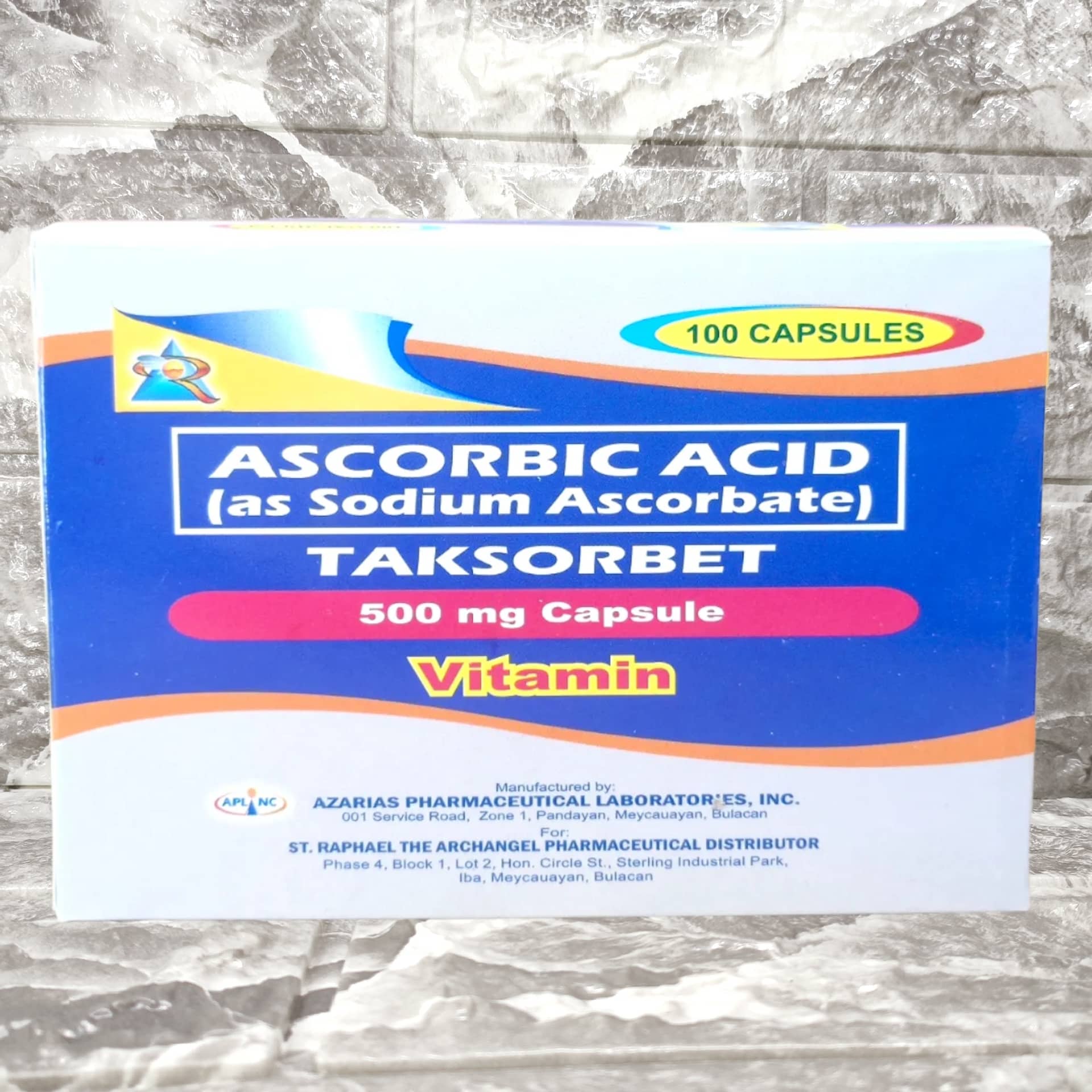 TAKSORBET Ascorbic Acid (as Sodium Ascorbate) 100 Capsules | Lazada PH