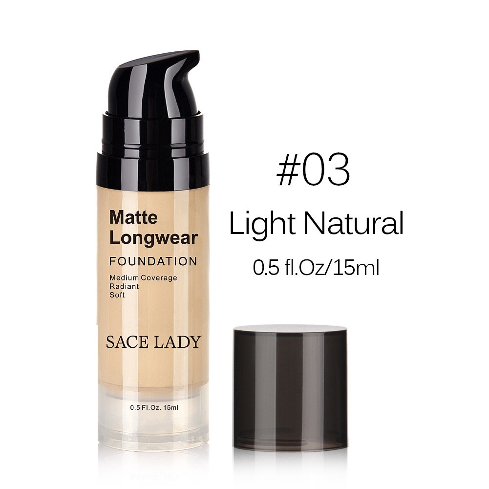 SACE LADY Face Foundation Cream Base Makeup Professional Matte Finish ...