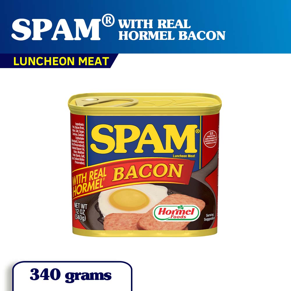 SPAM® with Real HORMEL® Bacon 340g | Lazada PH