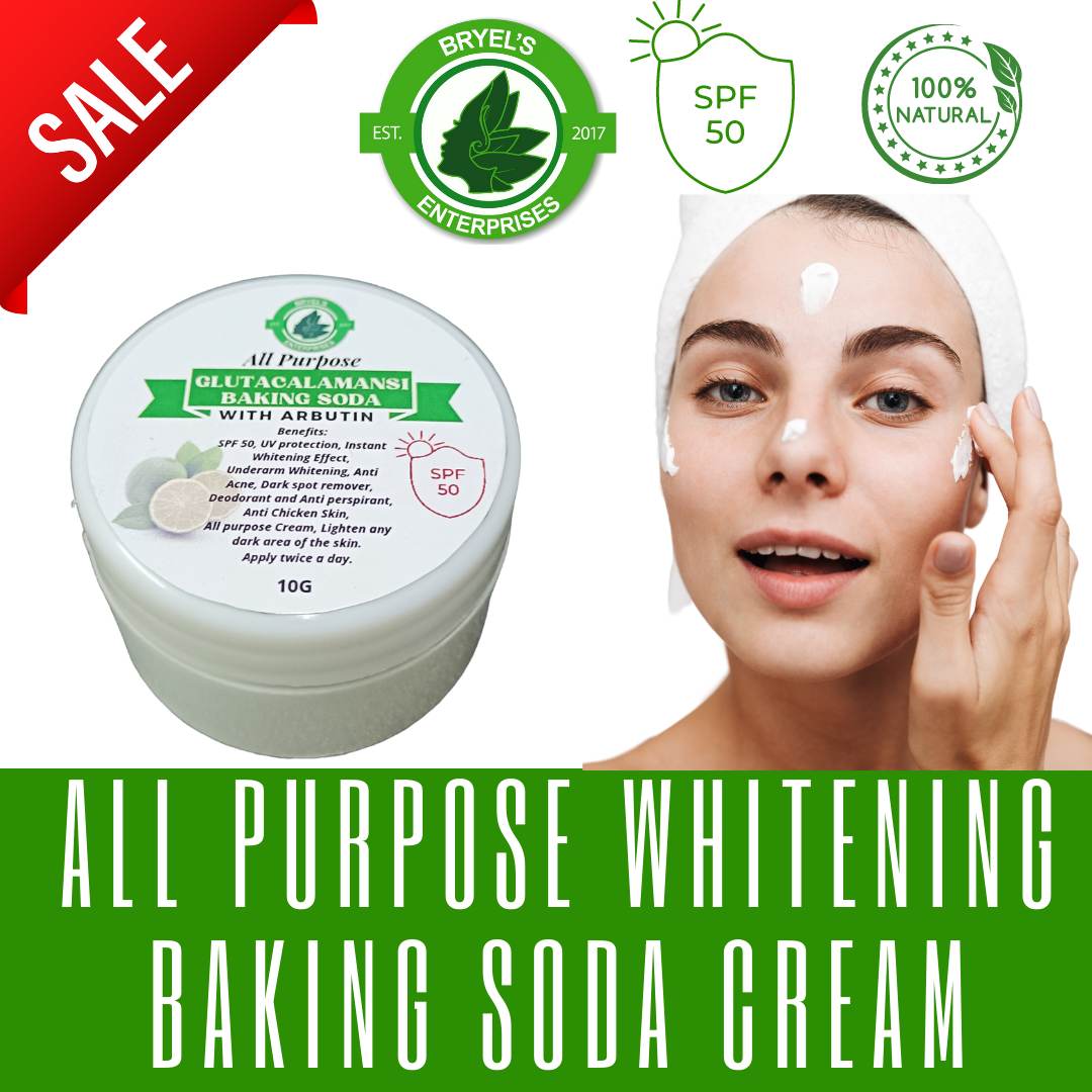 ⚡⭐ ALL PURPOSE GLUTA CALAMANSI BAKING SODA WITH ARBUTIN WHITENING FACE ...