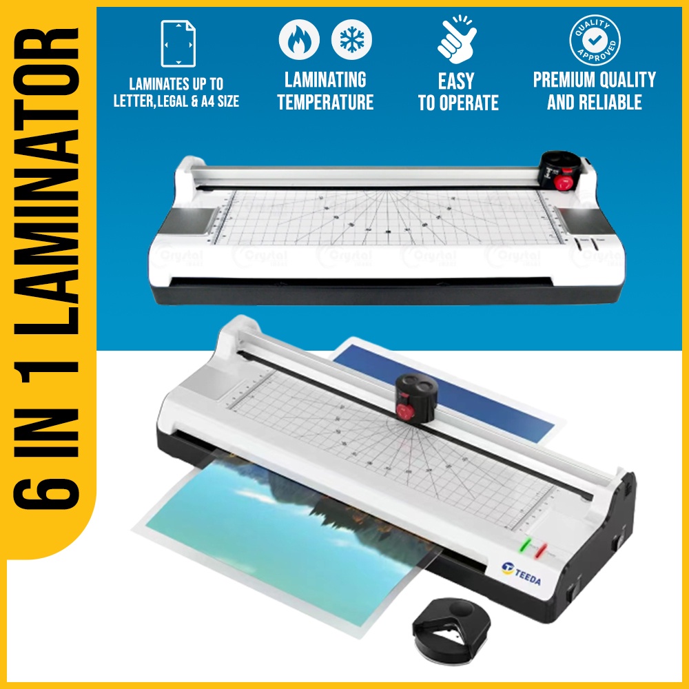 Officom 6 in 1 Laminator a4 / A3 With 3 Ways Cutter | Hot And Cold ...