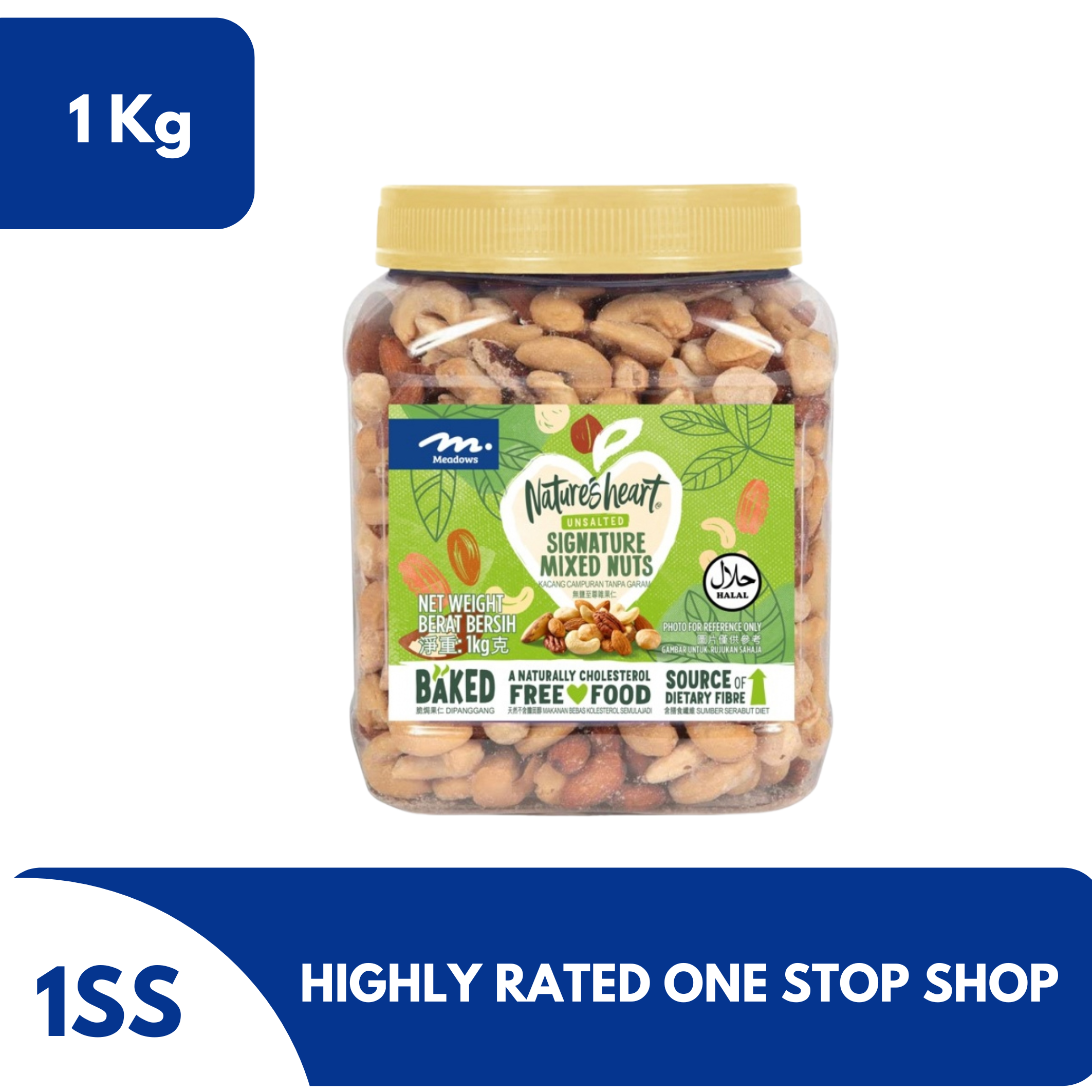 Meadows Nature's Heart Signature Mixed Nuts, 1Kg | Lazada PH