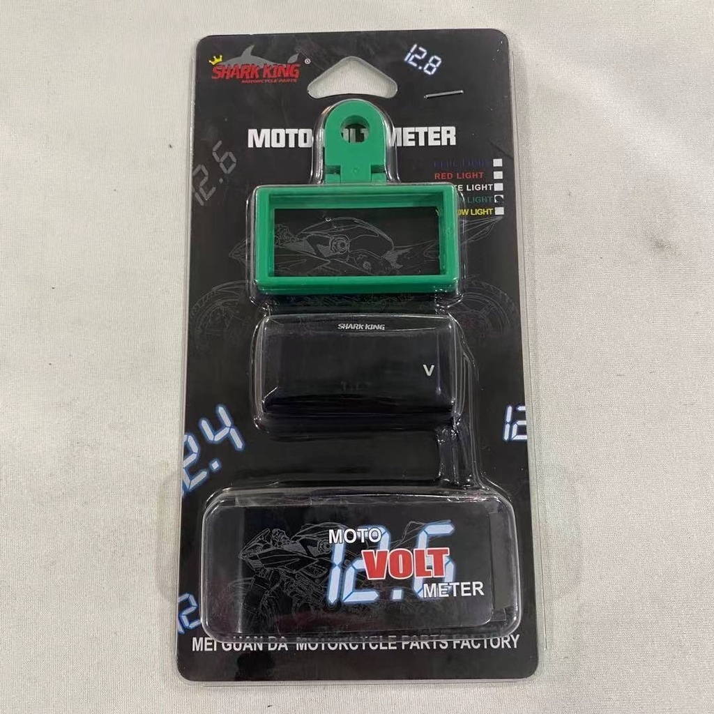 Motorcycle/Car Voltmeter 12V Waterproof With cover | Lazada PH