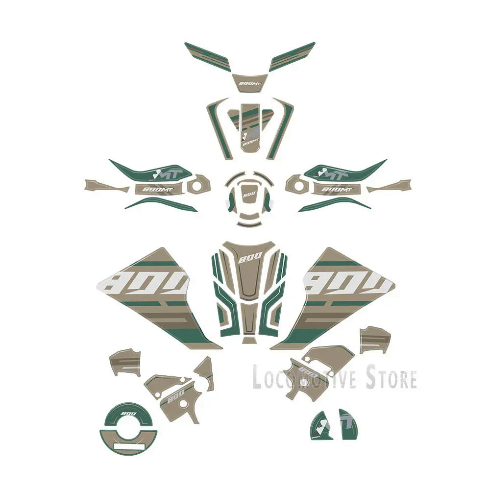 For CFMoto MT800 800 MT Limited Edition 2022 2023 2024 3D Gel Epoxy ...