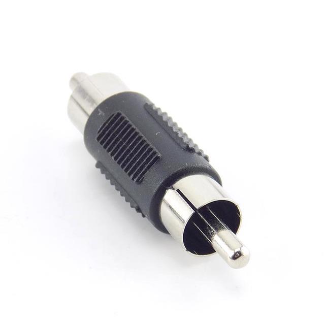 Rca Dual Male to male Coupler Joiner Adapter Female to Female AV Plug ...