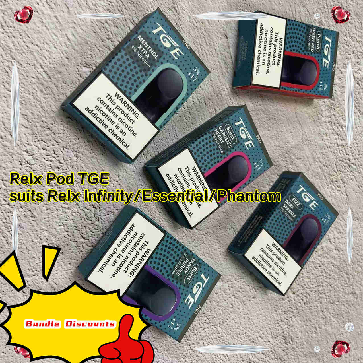 【Refillable Set Buy 1 take 3】REL X/Relix Phantom Refillable Full Set ...