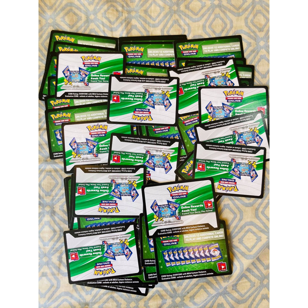 GN6BULK POKEMON CODE CARDS 336pcs Assorted Bundle! Original PTCGO ...