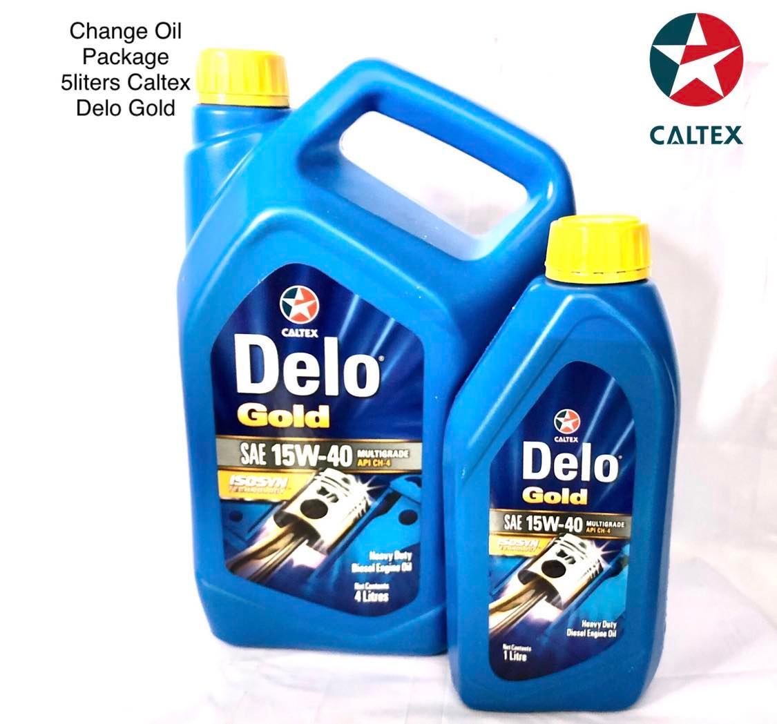 CALTEX ENGINE OIL DELO GOLD SAE 15W-40 5LITERS FOR DIESEL ENGINE ...