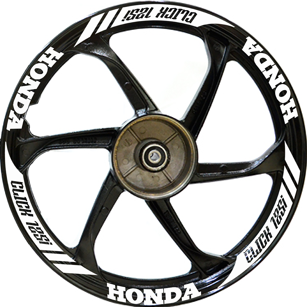HONDA CLICK 125i MAGS STICKER NEW (SET GOOD FOR 2 MAGS BOTH SIDES FRONT ...