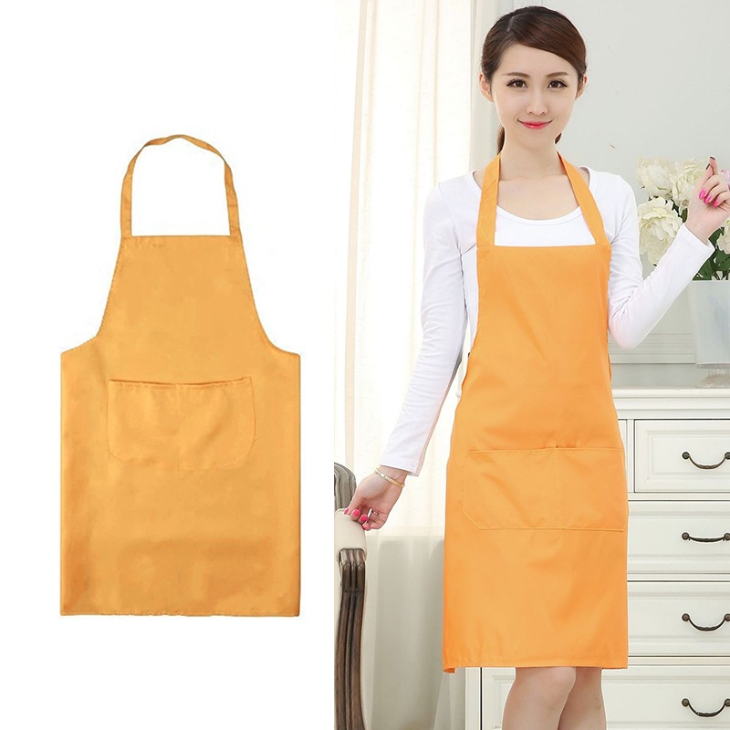 a(VWashable Apron Hang Neck Apron Kitchen Apron Coffee Shop Fashion ...