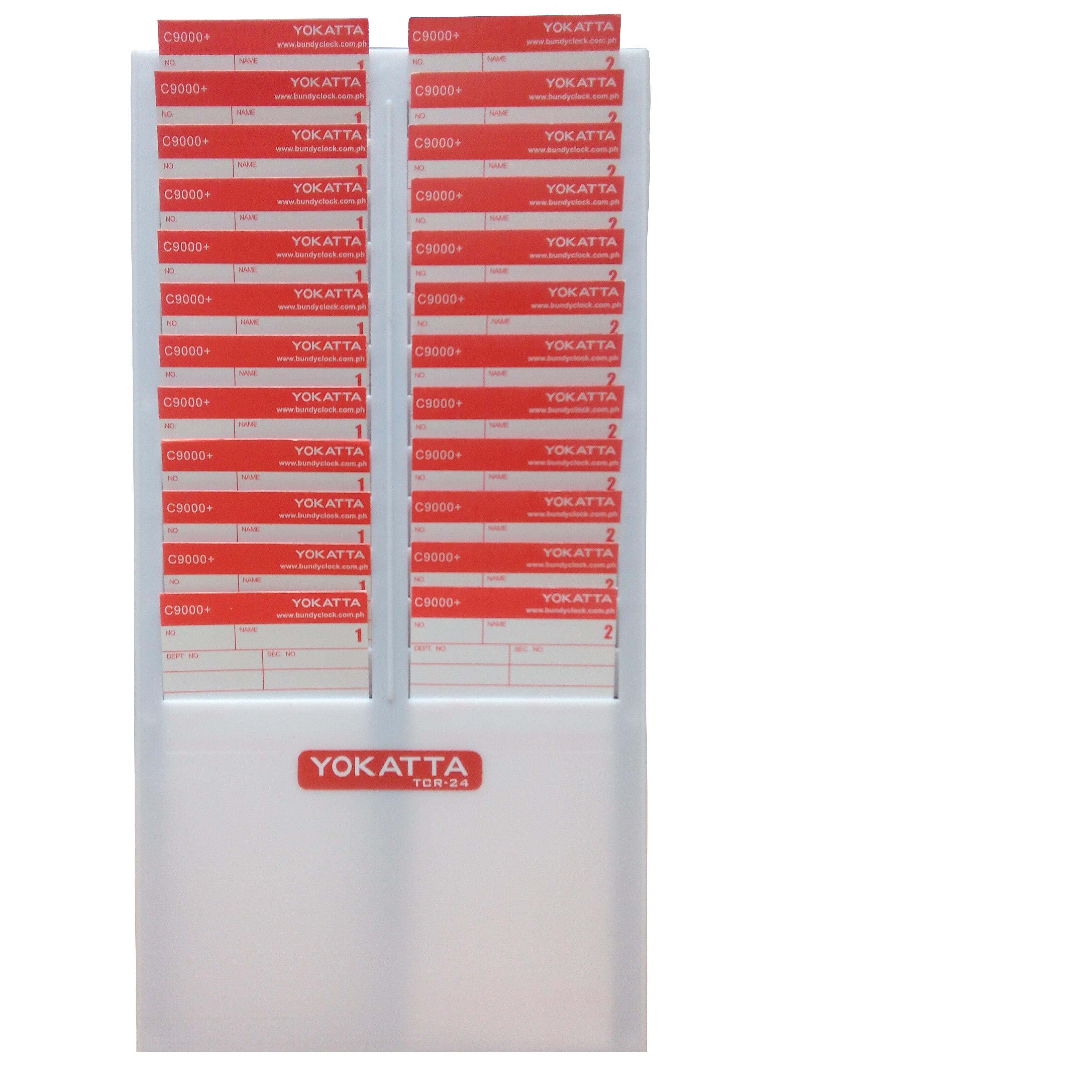 Yokatta C9000+ Time Card, Bundy Clock standard Ribbon, TCR-24 Time Card ...