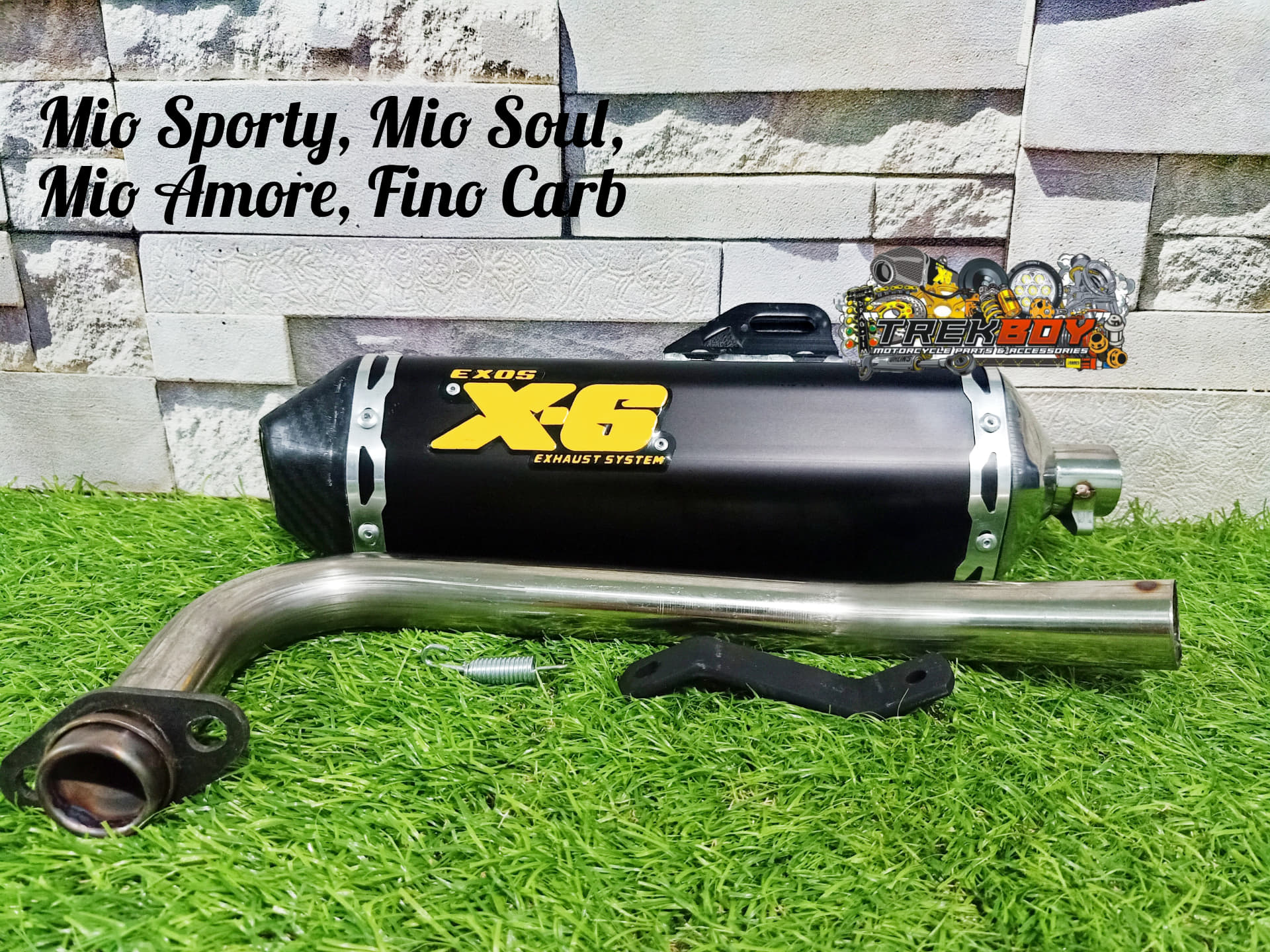 Mio Sporty, Mio Soul, Mio Amore & Fino Carb Exos X-6 Silent Muffler ...