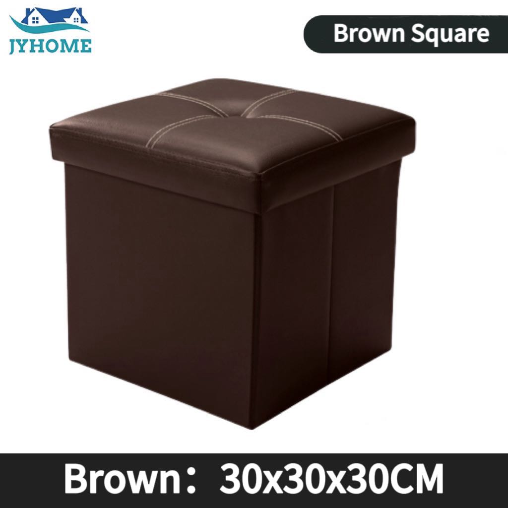 JYHOME Ottoman Storage Box Rectangular Adult Sofa Storage Stool ...