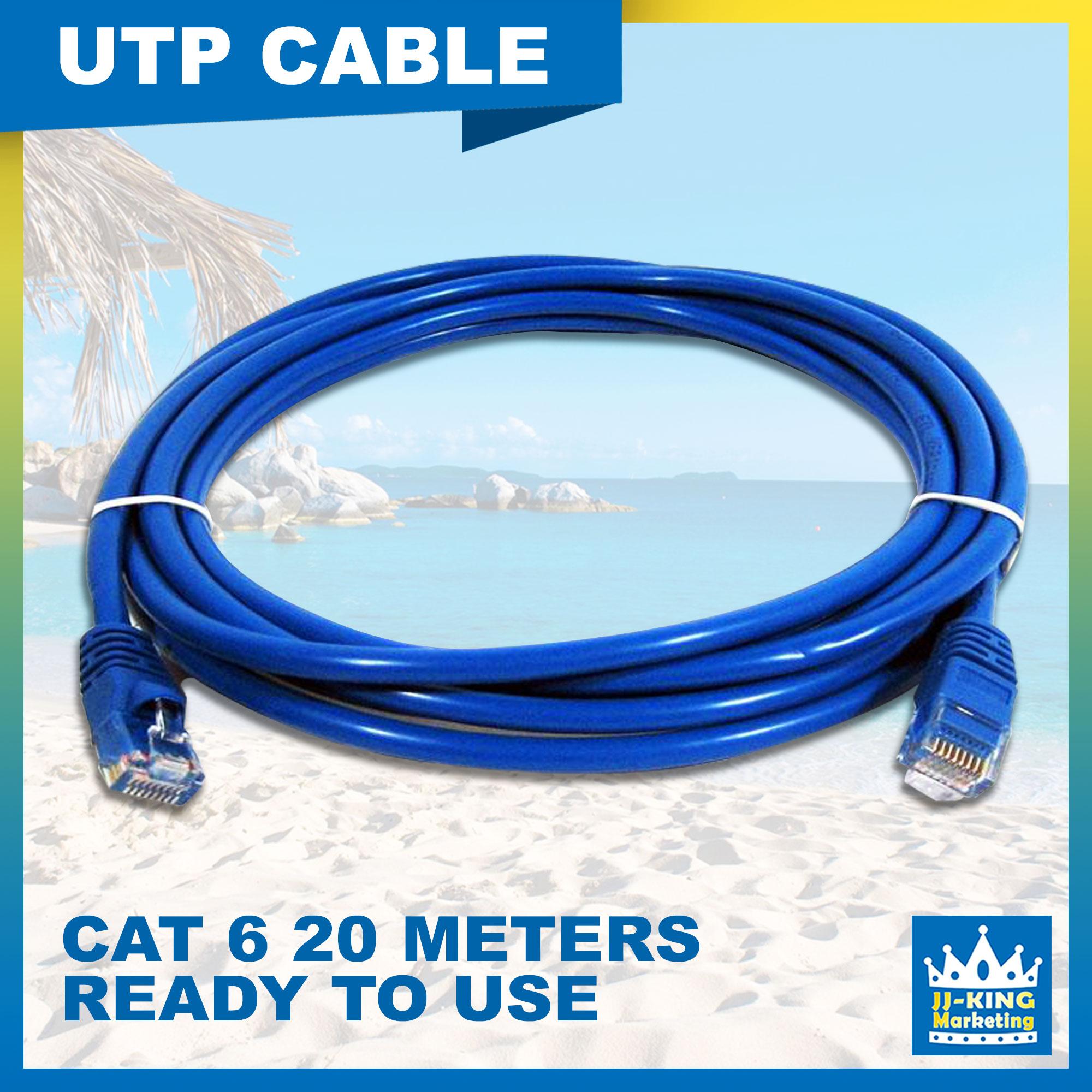 UTP CABLE CAT6 5 METERS WITH RJ45 READY TO USE | Lazada PH