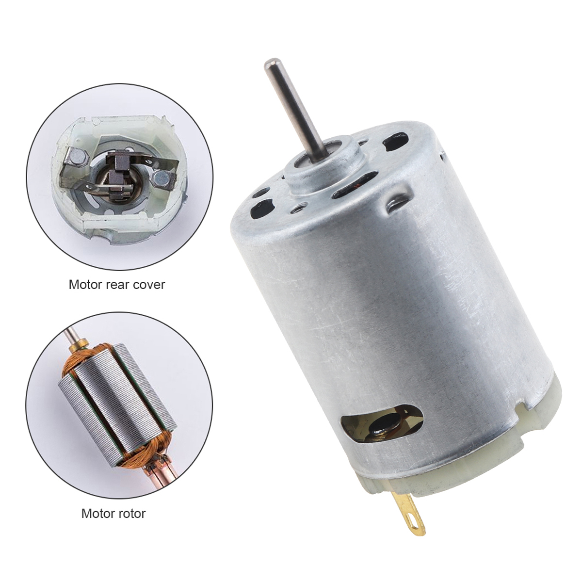 RS385 12V/24V DC Motor 15000RPM Remote Control Car Motor Electric Toy ...