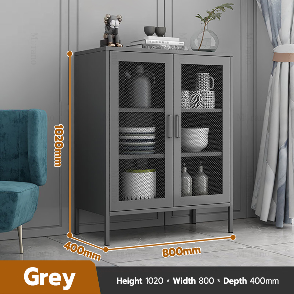 SIV Kitchen Cabinet,Metal Mesh heavy duty freestanding decorative ...