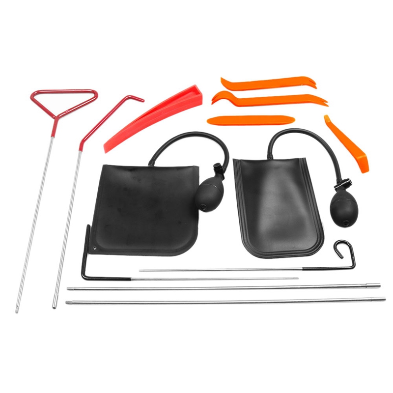 13Pcs Emergency Tool Car Window Door Key Lost Kit with Inflatable Air ...