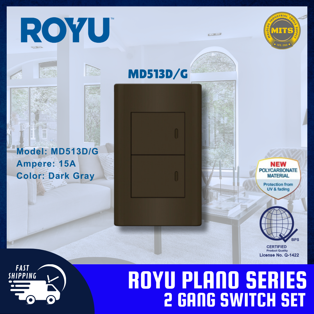 ROYU PLANO SERIES DARK GRAY SWITCHES | Lazada PH