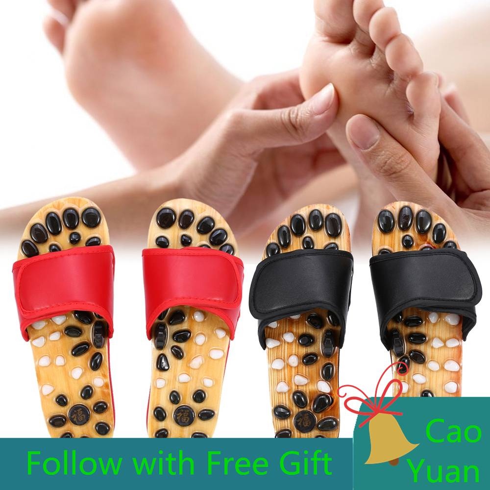 [READY STOCK] Reflexology Naturopathy Acupuncture Foot Massage Slippers ...