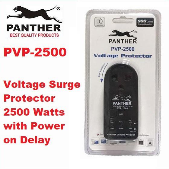 Panther PVP-2500 Voltage Surge Protector 2500 Watts with Power on Delay ...