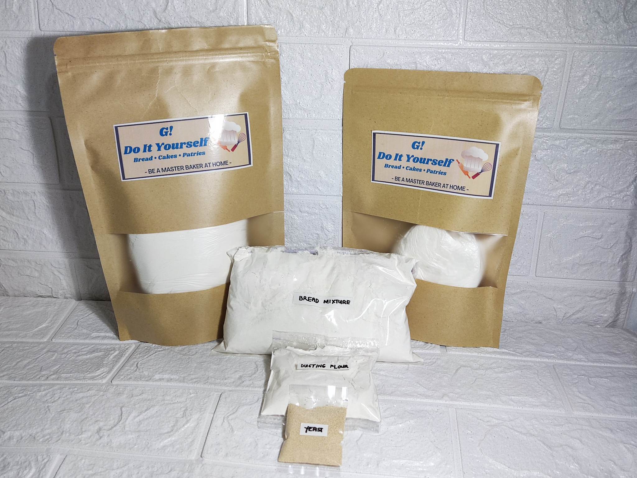 G! Do It Yourself Flat Bread Mix, DIY Bread Mix, Ready to Cook Bread ...