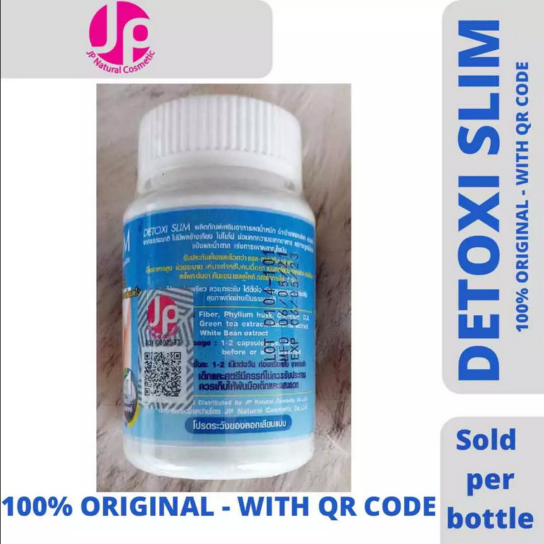 Original Detoxi Slim Diet Capsules with QR Code perfect slim 30 caps ...