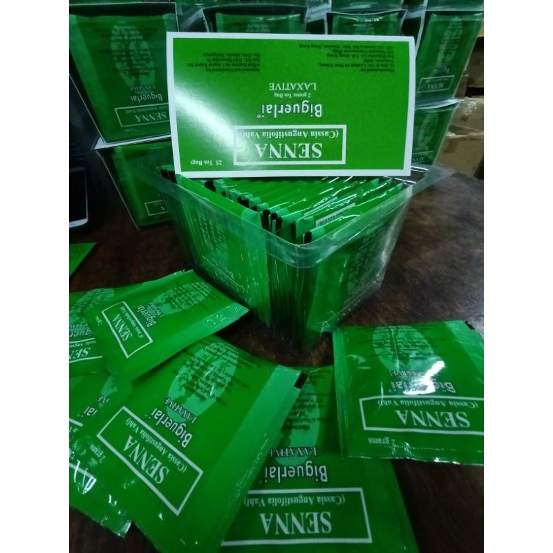 Biguerlai tea SENNA leave By25's/pack | Lazada PH