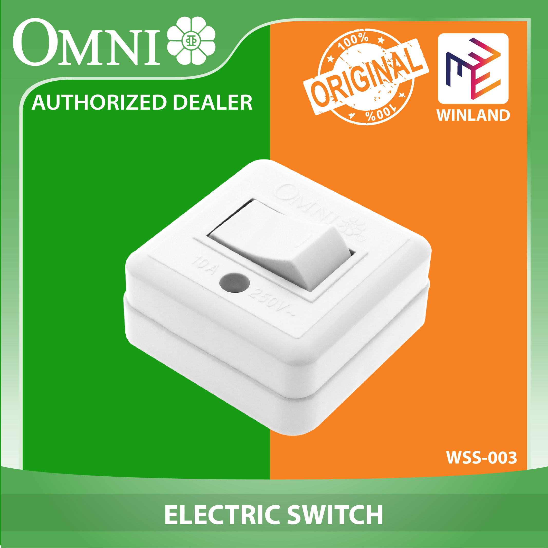 OMNI by Winland Surface Mounted Convenience Switch / Electrical Switch ...