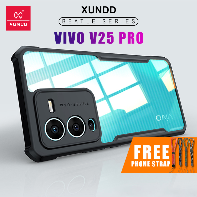 Xundd [ORIGINAL] Beatle Clear Hybrid Shock Proof Armor Case for Vivo V25 Pro / S15 Pro | Lazada PH