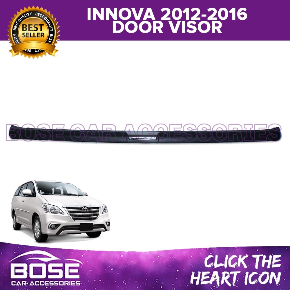 Toyota Innova 2012 - 2021 Rear Bumper Cover Stepsill Guard with ...