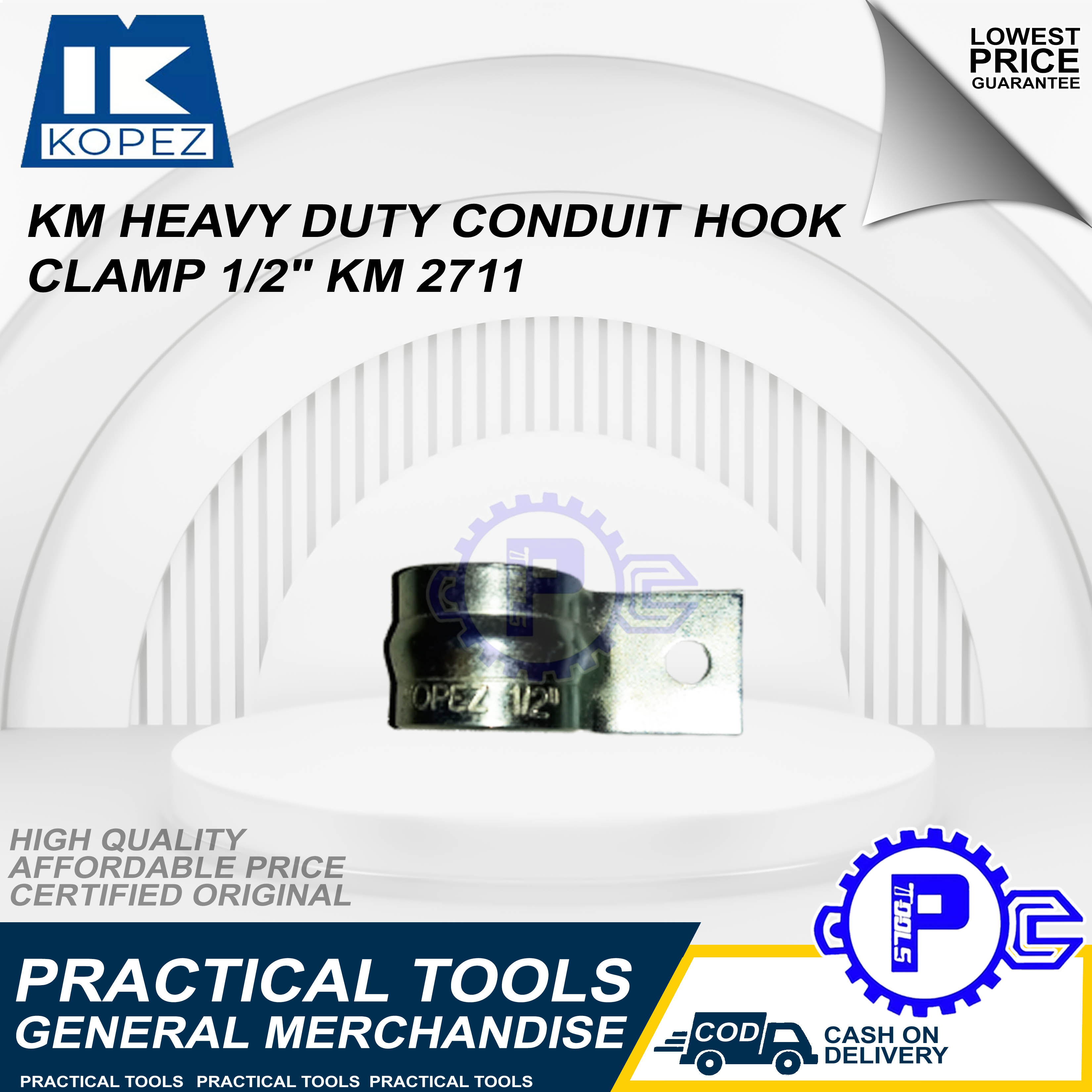 KOPEZ KM HEAVY DUTY CONDUIT HOOK AND SADDLE CLAMPS | Lazada PH