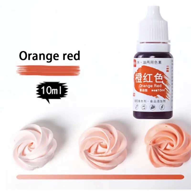 1ml food grade colorant food coloring liquid gel shades of red | Lazada PH