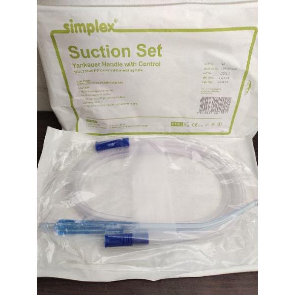 Simplex Suction Set-Yankauer Handle with Control Sterile. CH/FG: 25 ...