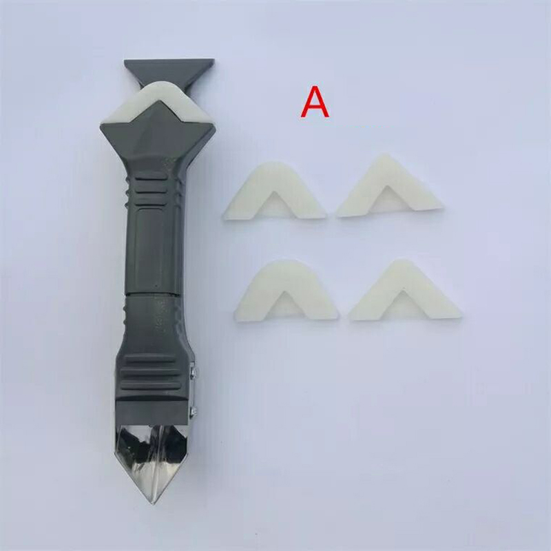 Multiftion 3 in 1 Sealant Angle Scraper Silicone Grout Caulk Tool Kit ...