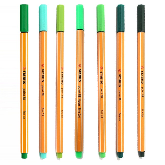 STABILO Pen 68 Shades of Green 8-piece Set | Lazada PH