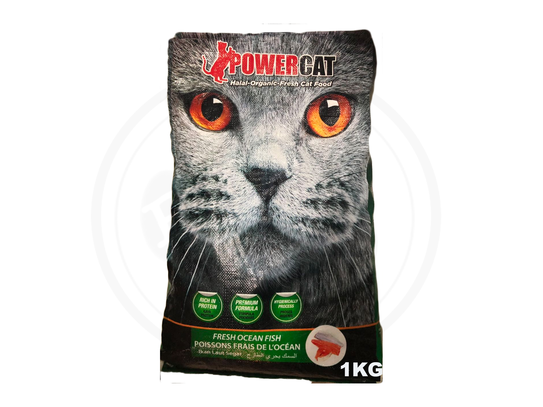 Powercat Cat Food (Tuna / Ocean Fish / Chicken / Kitten) 1kg Repack ...