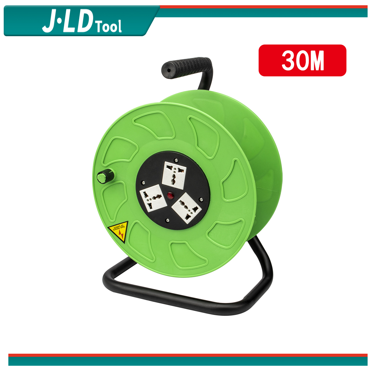 J.LD Cable Reel Extension 50/30M Wire Reel Socket With Breaker 220V ...