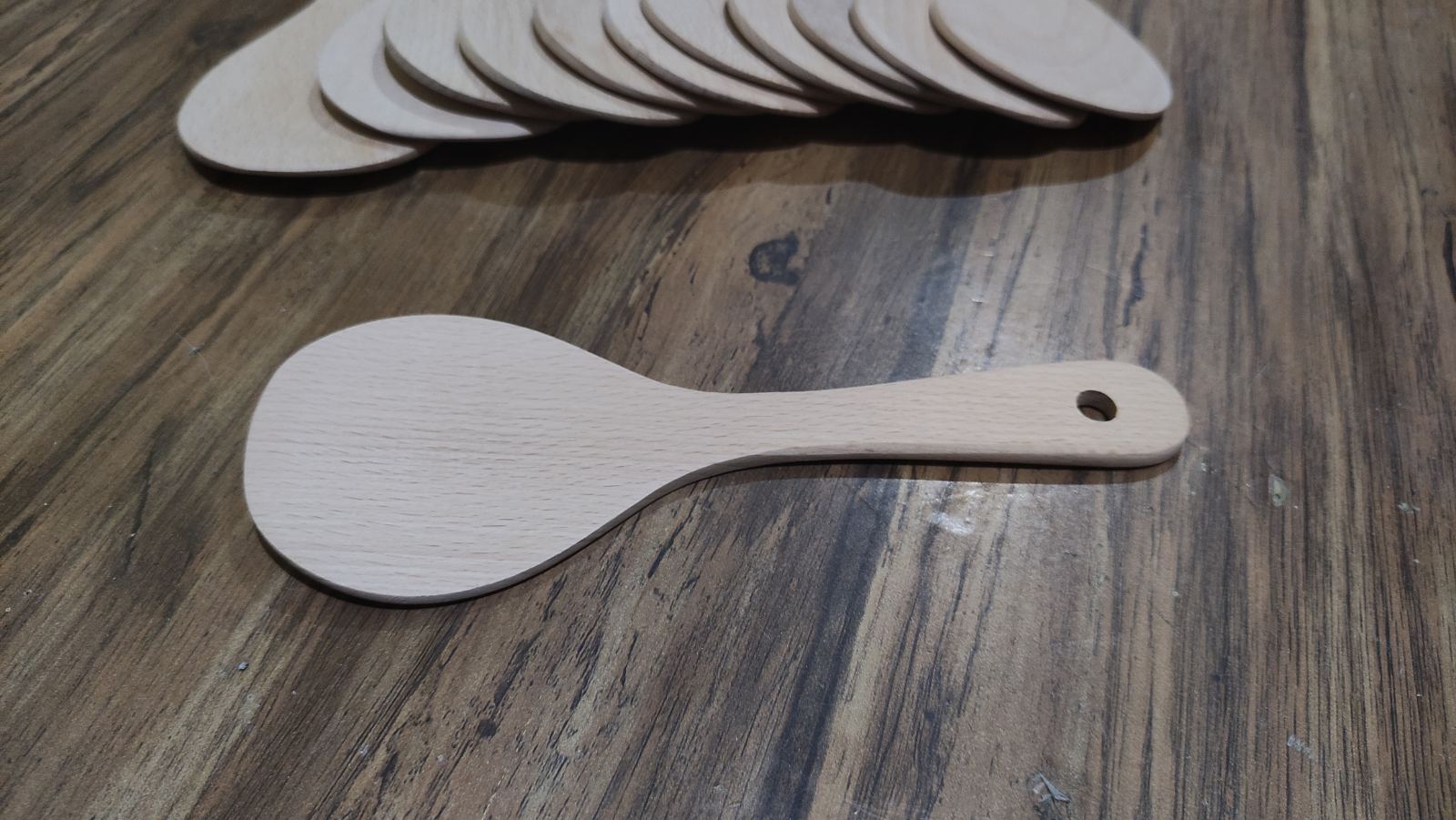 Wooden Rice Paddle Spatula Natural Wood Turner Sandok | Lazada PH