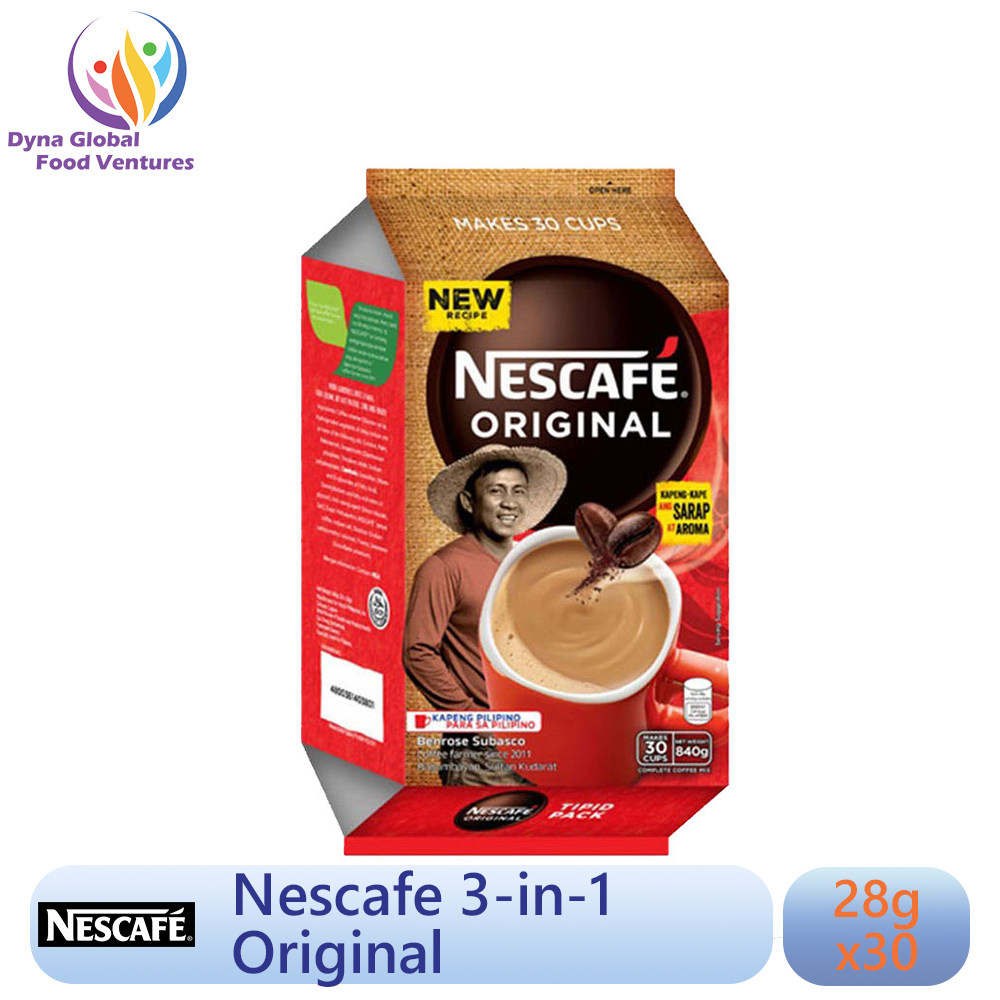 NESCAFE Original 3-in-1 Coffee 28g - Pack of 30 | Lazada PH