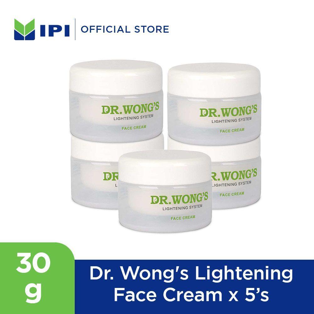 Dr. Wong's Lightening Face Cream 30g (Bundle of 5) | Lazada PH