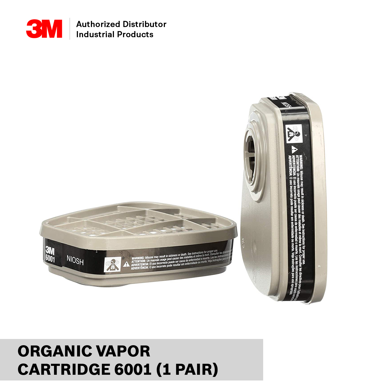 3M 6001 cartridge ORGANIC VAPOR 1 PAIR | Lazada PH