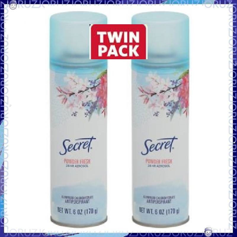 Secret Anti-Perspirant Deodorant Aerosol Spray, Powder Fresh 6 oz/170g ...