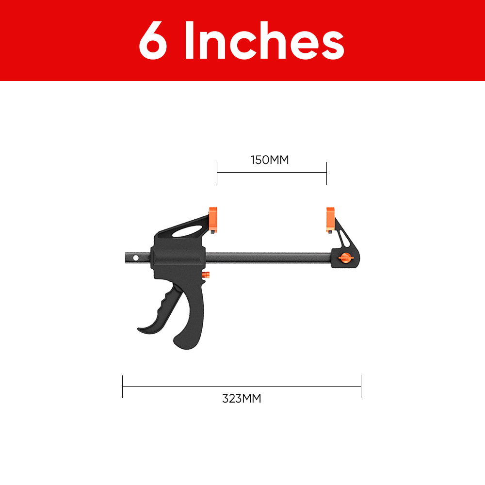 Mitsushi Quick Ratchet Bar Clamp 4" - 24"Quick Clamps F Clamp Wood ...