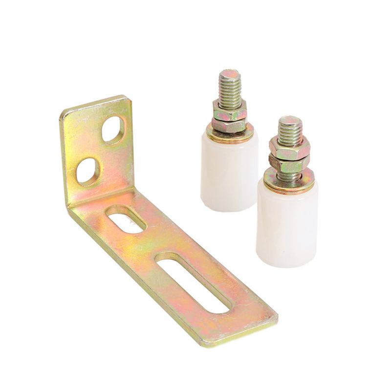 【With L Post Bracket】 1SET 80S Slide Gate Guide Roller Wheel with L ...